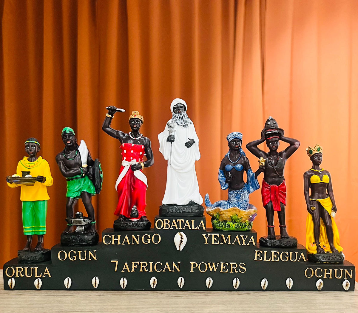 7 African Powers Statue – Clara Luz Candle Shop